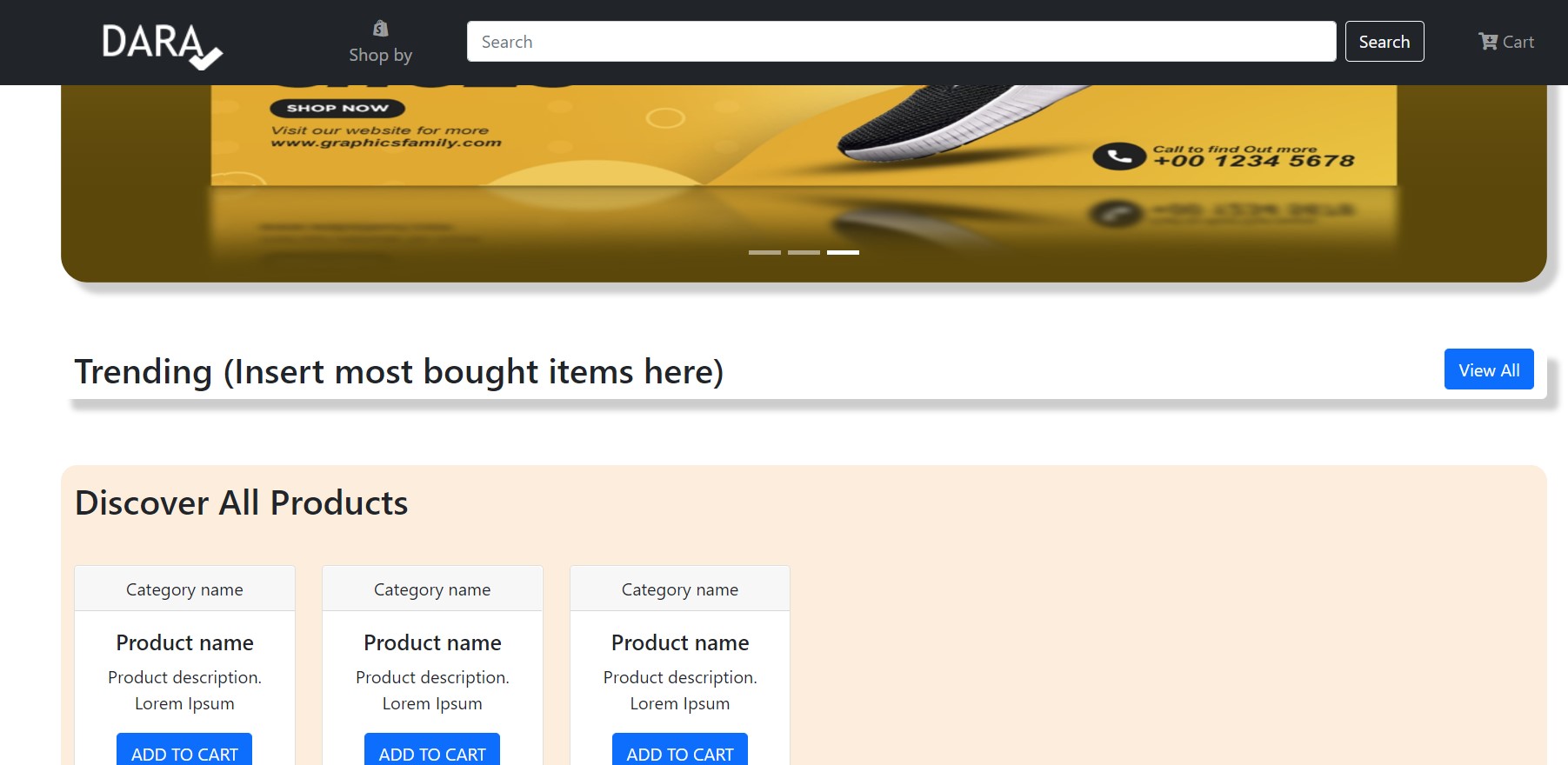 GitHub - anmol-ui/DARA_Website: Online retail store system