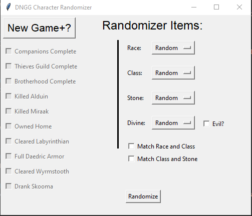 GitHub - Durge5/Character-Generators