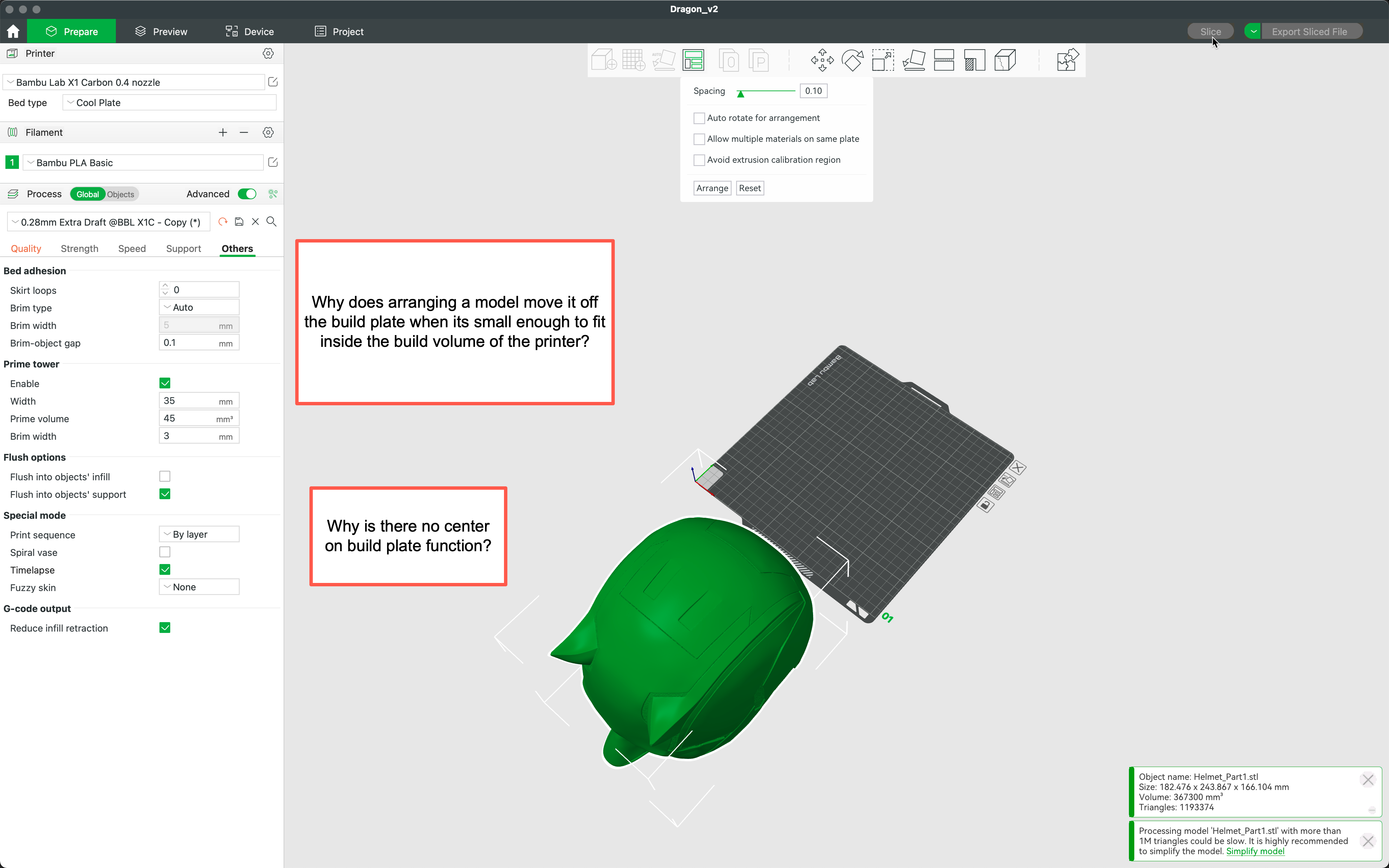 Ability to center an object · Issue #141 · bambulab/BambuStudio · GitHub