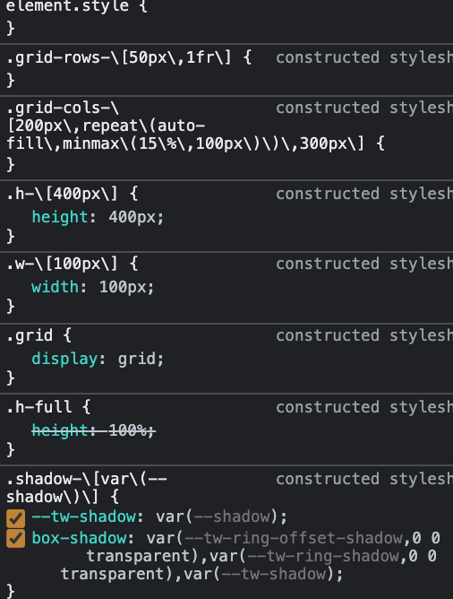 Square bracket syntax is not generating any styles when a comma is present (constructable ...