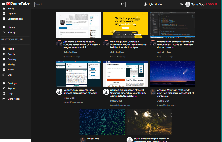 GitHub - Joniekesh/youtube-clone