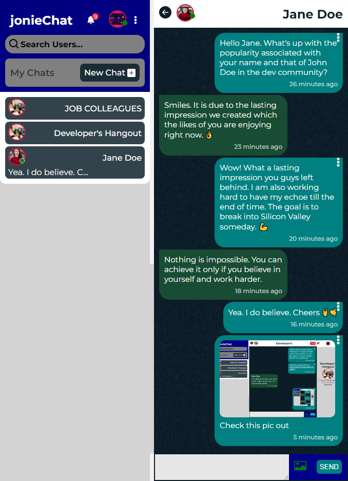 Github Joniekeshmern Chat Application