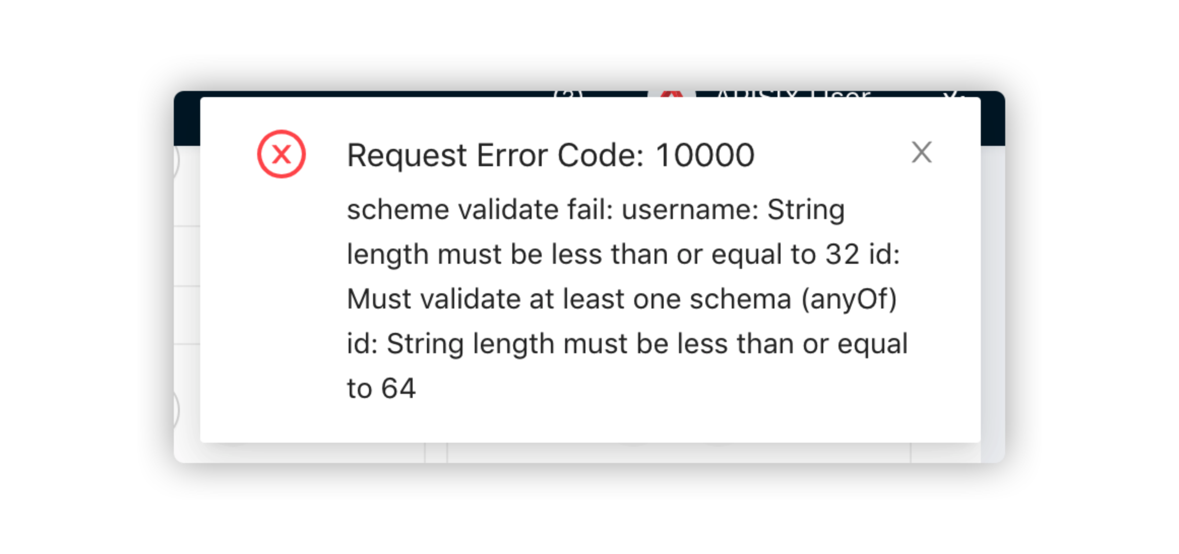 Bug Creating Consumer An Error Will Be Displayed When The Name Is Too Long · Issue 727