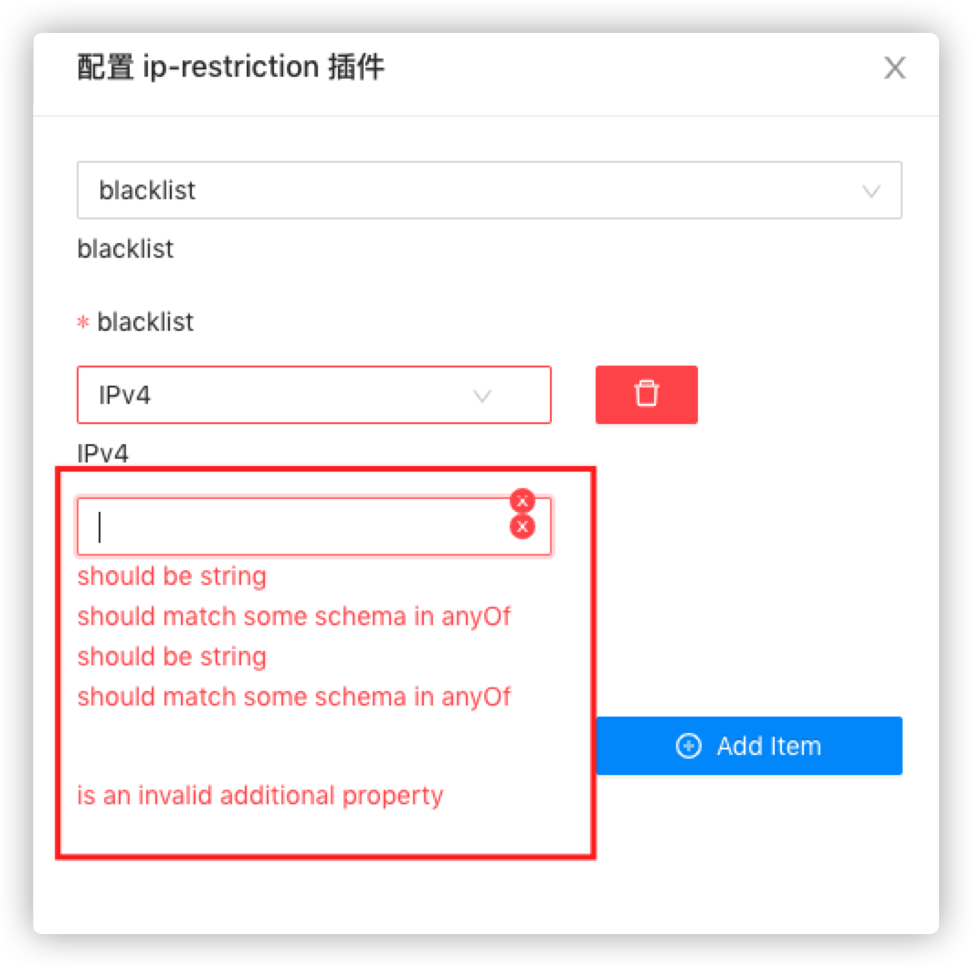 Bug Dashboard20 Ip Restriction Ui Display Dislocation · Issue 762 · Apacheapisix Dashboard 3214