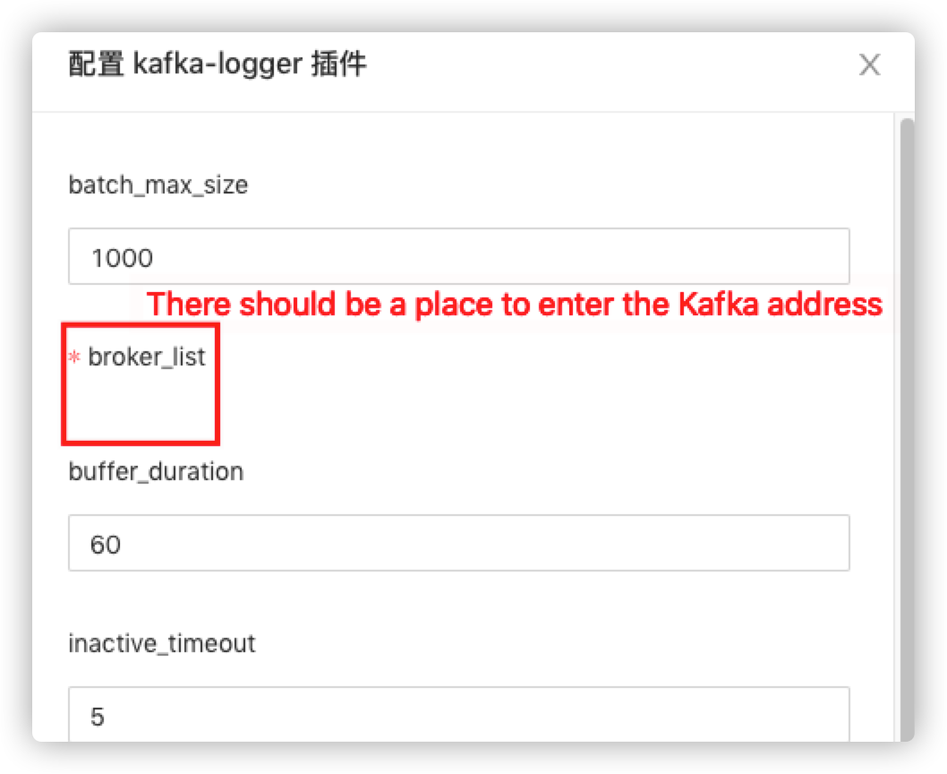 bug: when create a route with kafka-logger, the plugin's option is missing field. · Issue #790 ...