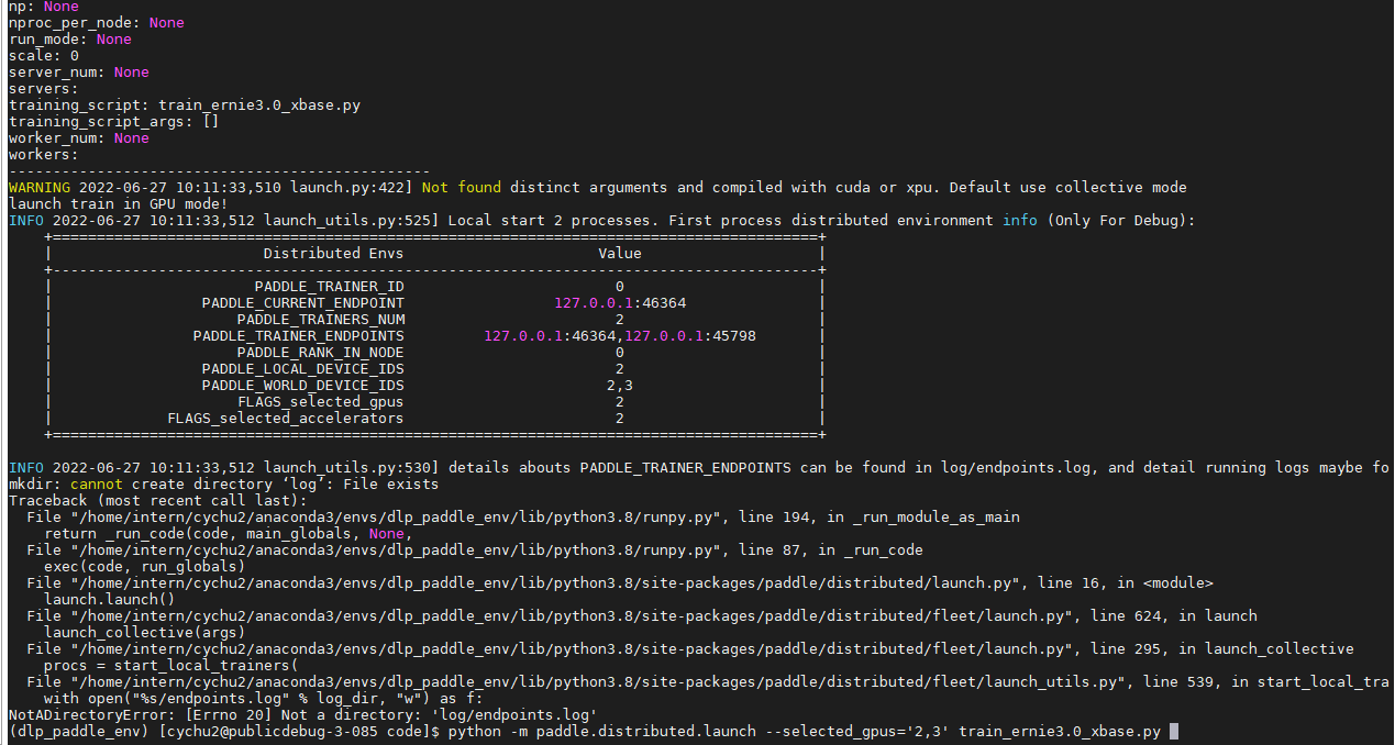 如何多GPU并行训练？ · Issue #2646 · PaddlePaddle/PaddleNLP · GitHub