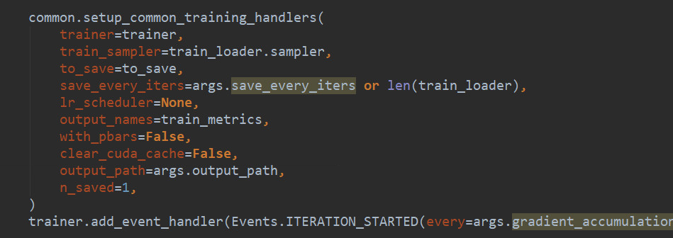 common.setup_common_training_handlers API how to I save a checkpoint while keeping the name the ...