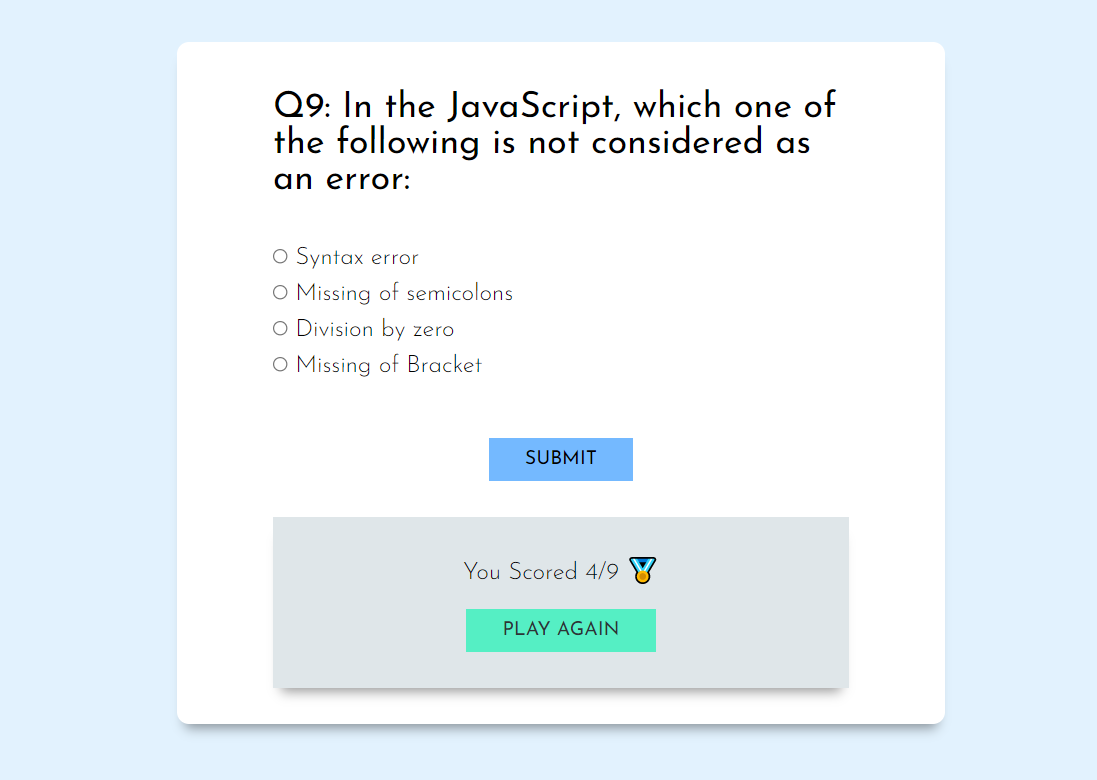 GitHub - Harsh786786/Quiz-Web-Application