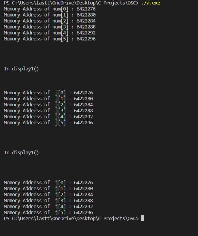 GitHub - space-techy/Memory-Address-of-array-in-c: This program will ...
