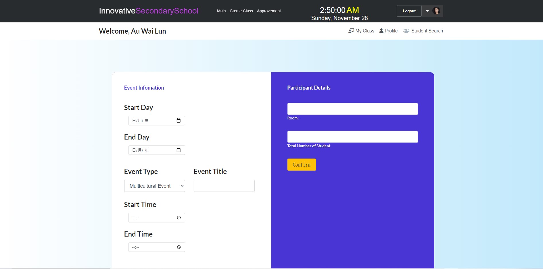 GitHub - CyrusTsang1688/SecondarySchool_Attendance_System: Secondary ...