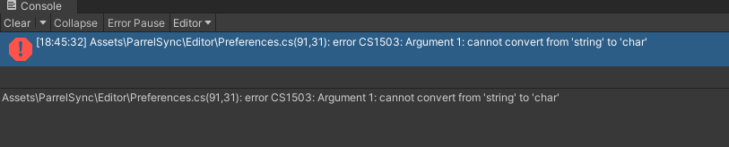 [BUG] 1.5.2 breaks compatibility with .NET 2.0 Standard · Issue #110 · VeriorPies/ParrelSync ...