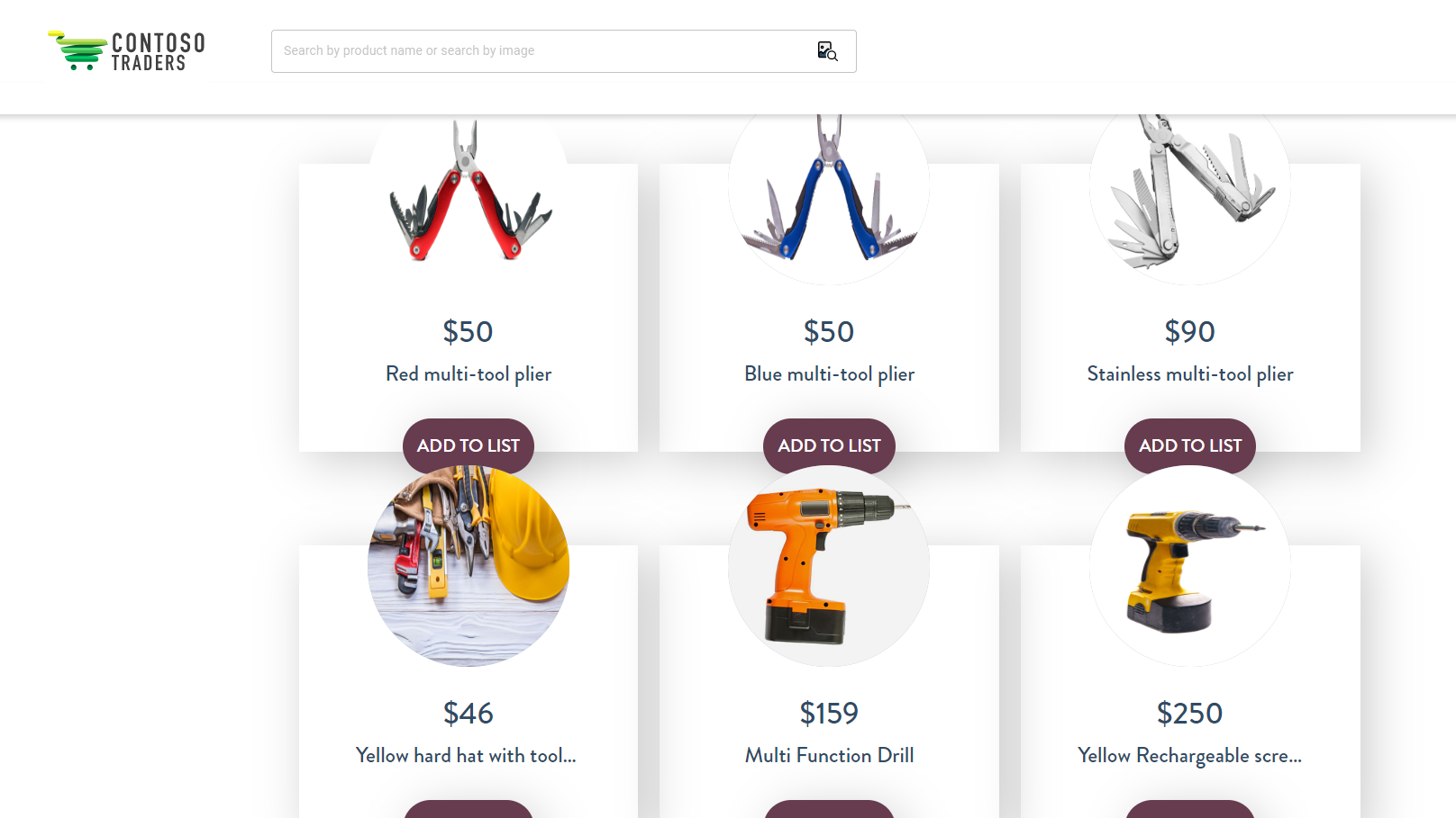 Layout issues in UI · Issue #31 · CloudLabs-AI/ContosoTraders · GitHub
