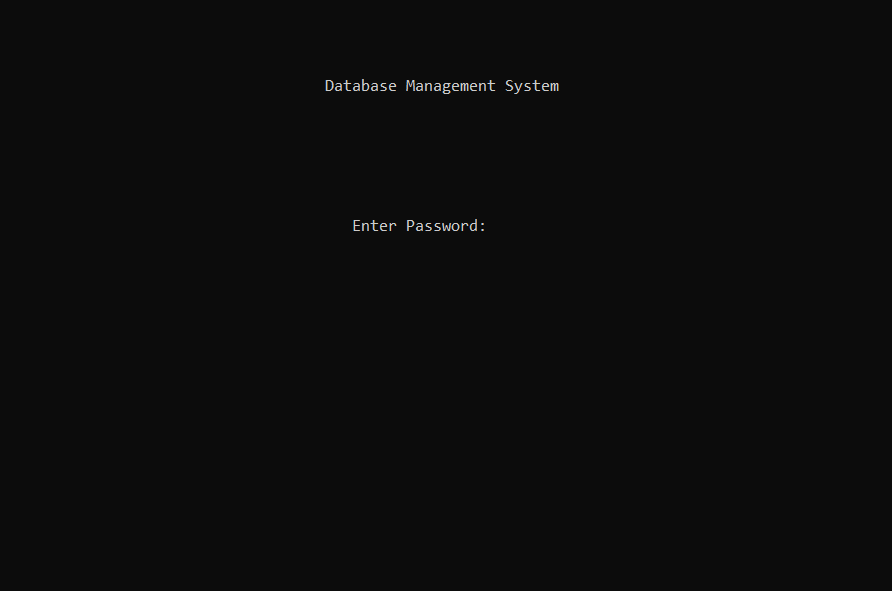 GitHub - hparihar-07/DatabaseManagementSystem
