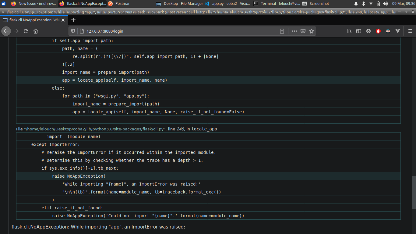 flask.cli.NoAppException: While importing "app", an ImportError was raised · Issue #2 ...