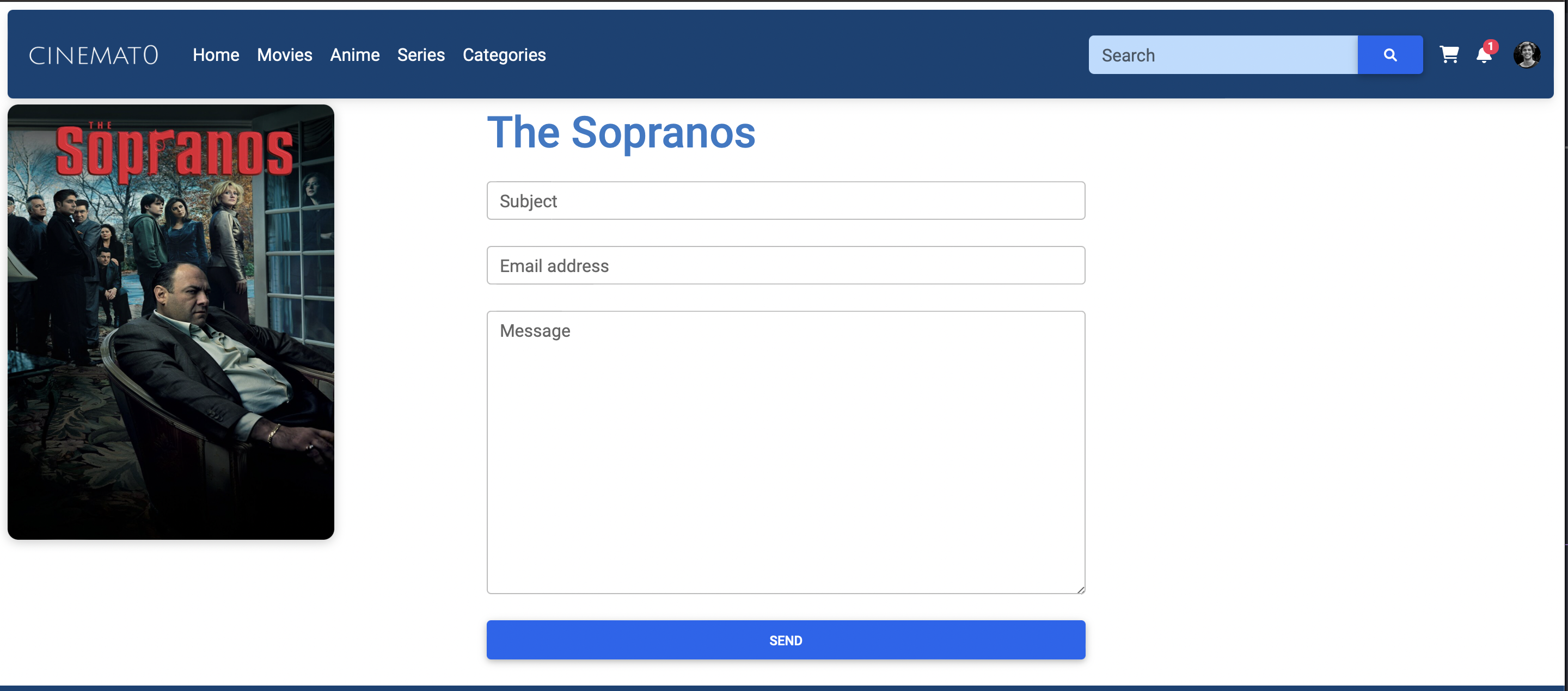 GitHub - Theashkan/Cinemato: A cinema website with blogs 📰 with ...