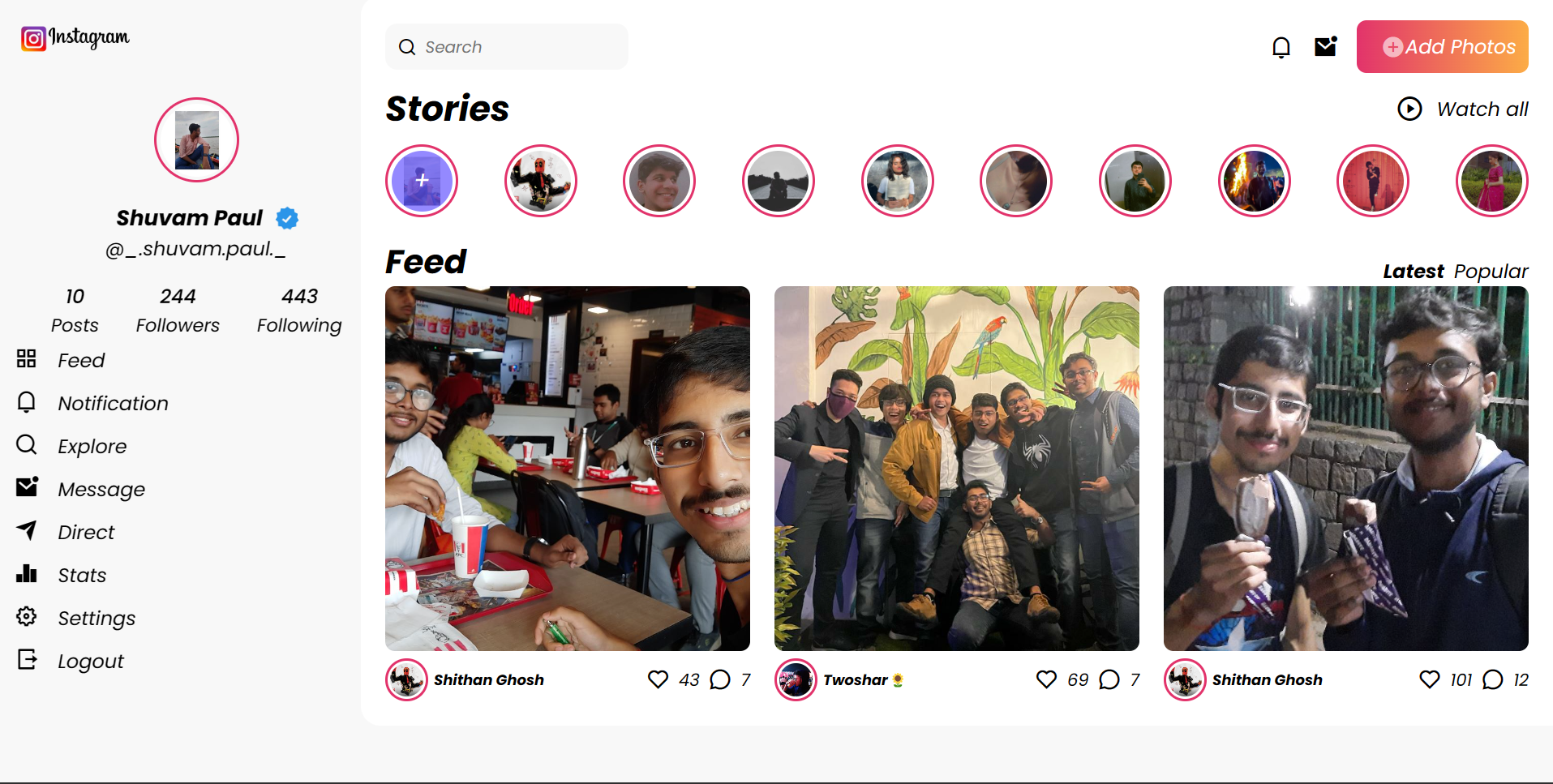 GitHub - shuvampaul2005/Insta-landing-page-clone