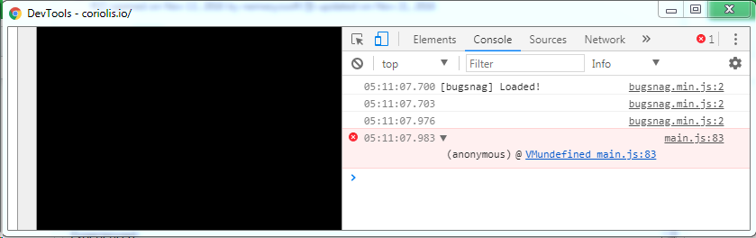black screen on iOS 10 · Issue #472 · EDCD/coriolis · GitHub