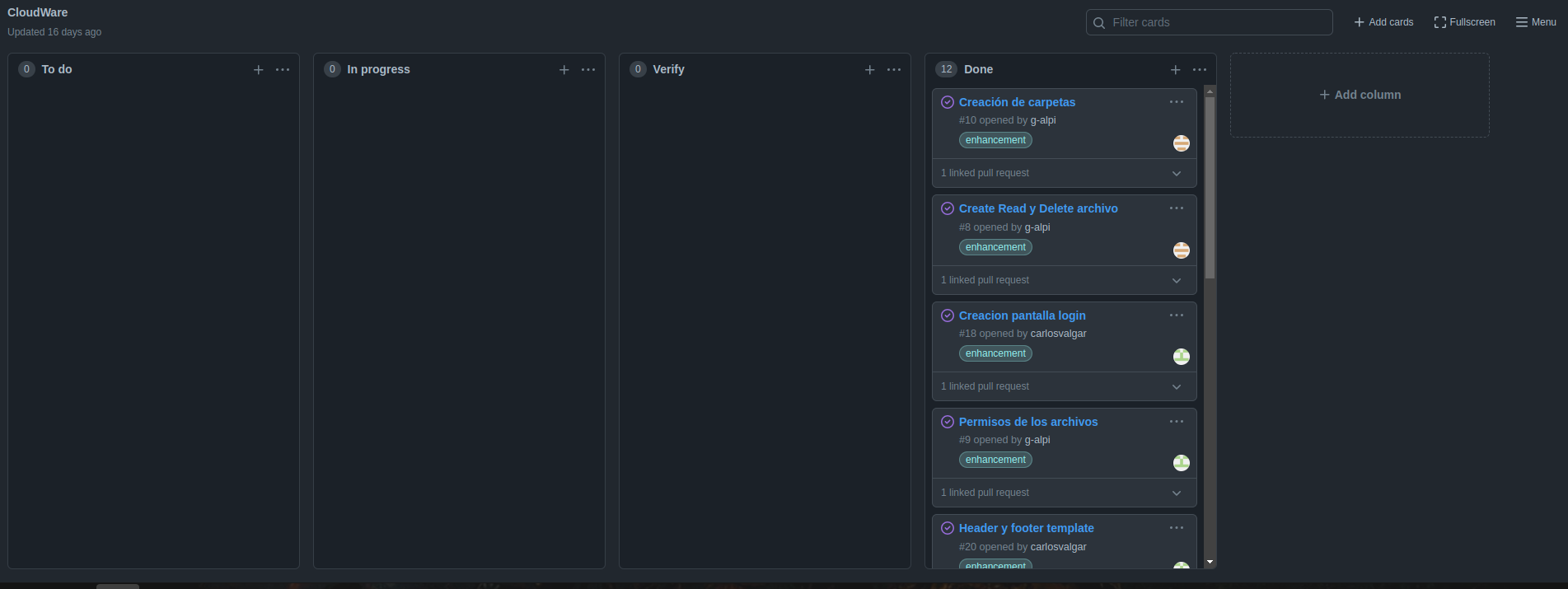 Github G Alpi Cloudware
