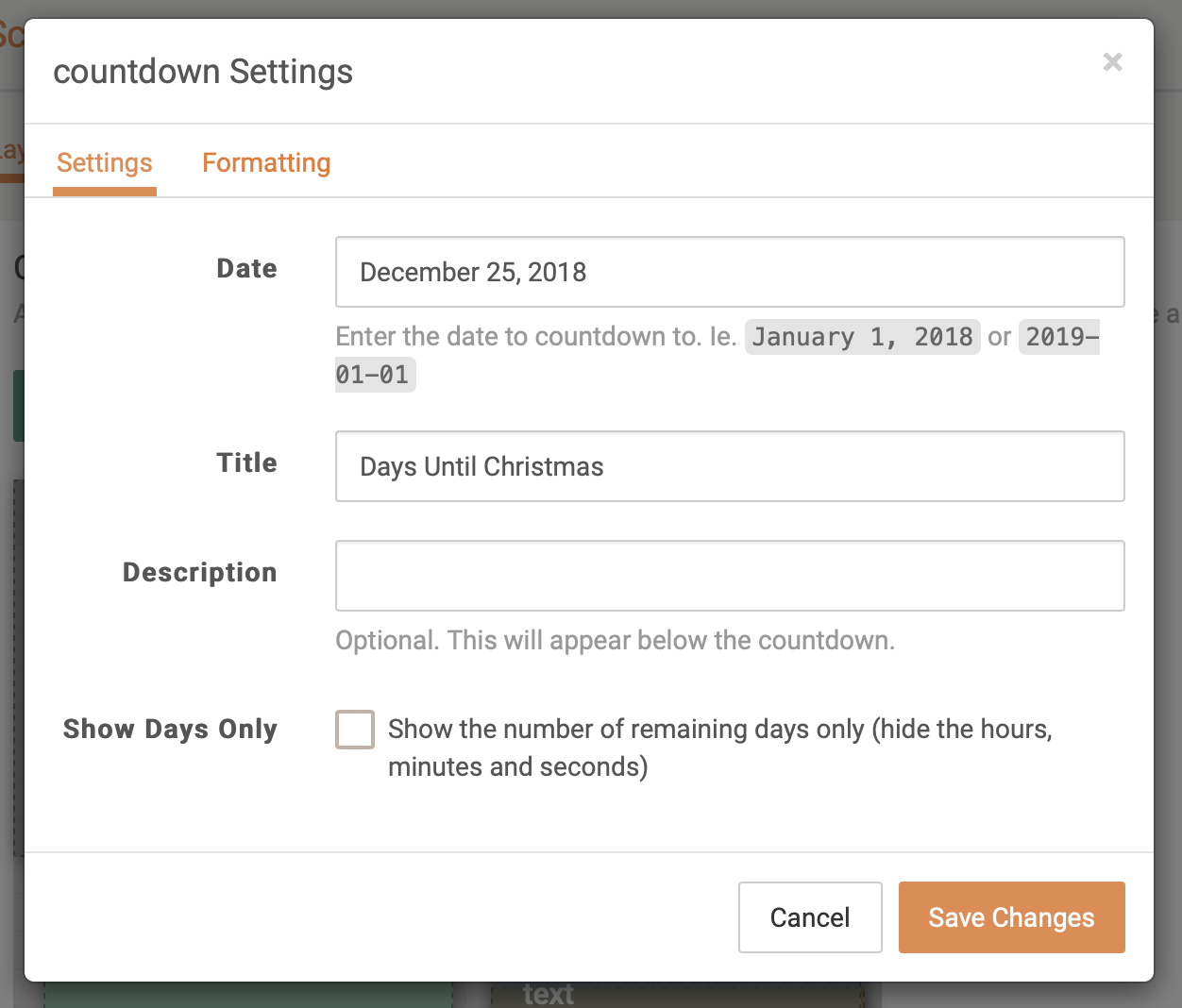A simple countdown block · Issue #384 · dakboard/Cloud-Platform · GitHub