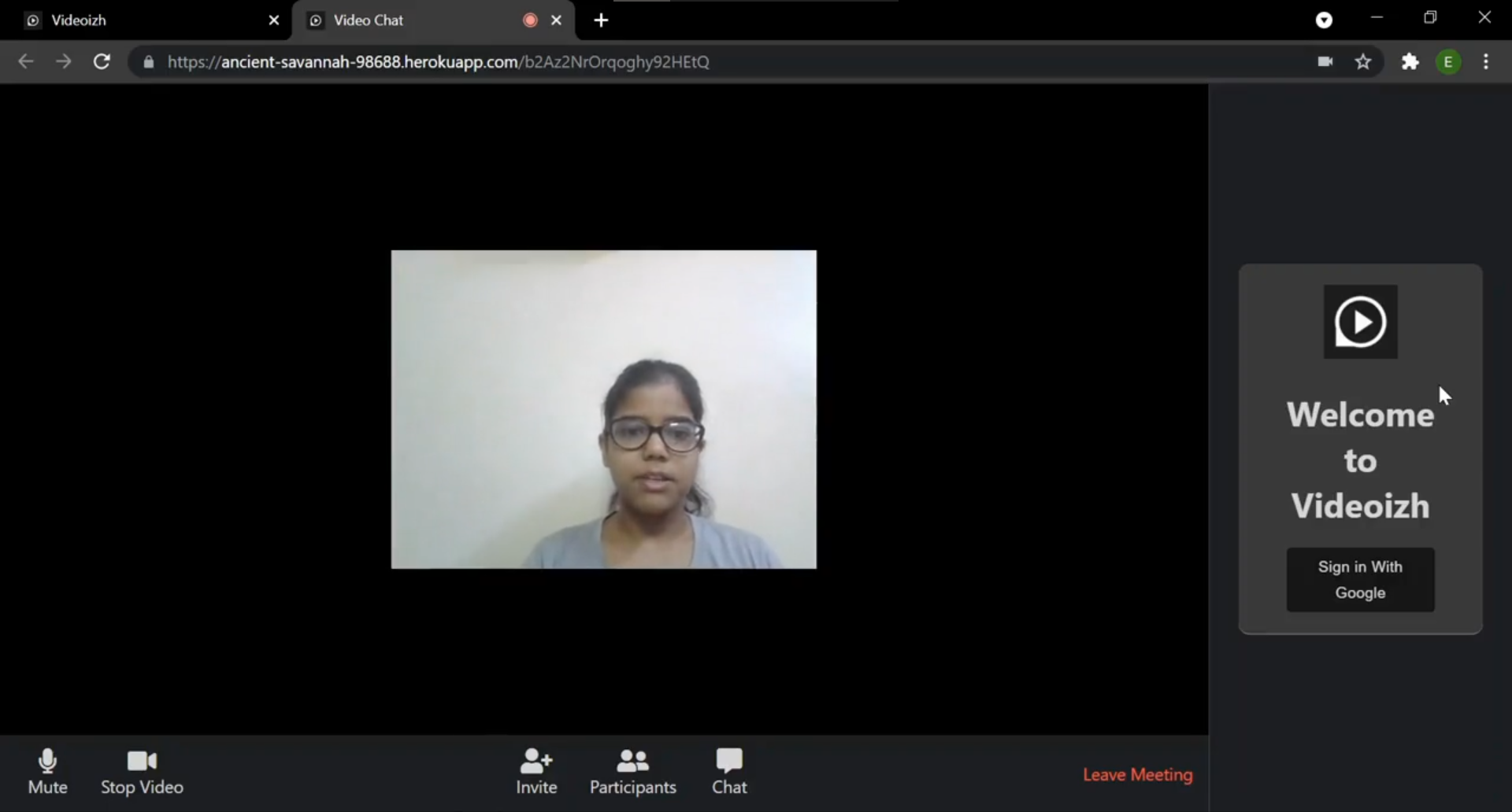GitHub - esha-goel/Videoizh: Group video chat app with rooms