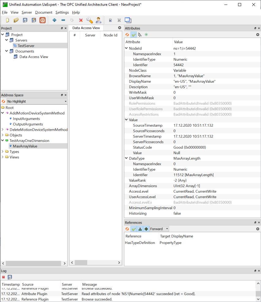 Not able to set/increase MaxArrayLength · Issue #4074 · open62541 ...