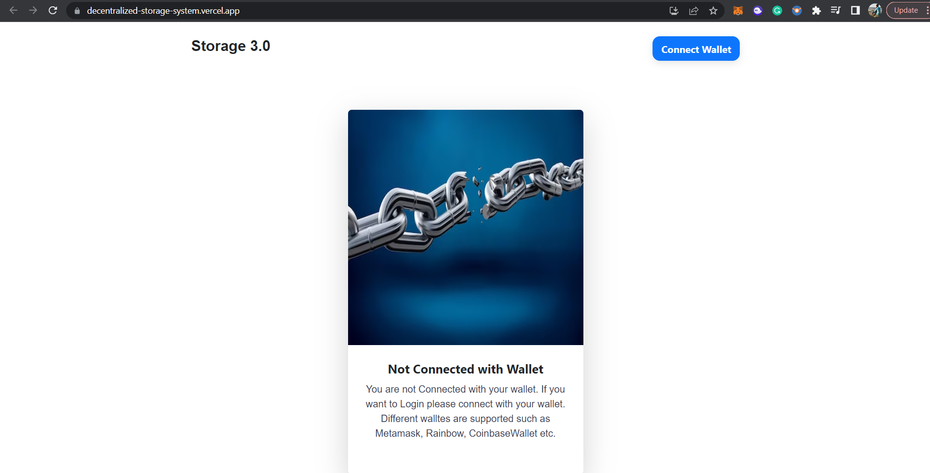 Github Atharv181decentralized Storage System The Project Leverages Decentralized Storage