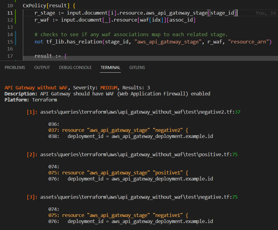Terraform api gateway without waf should also include wafv2 · Issue #5480 · Checkmarx/kics · GitHub