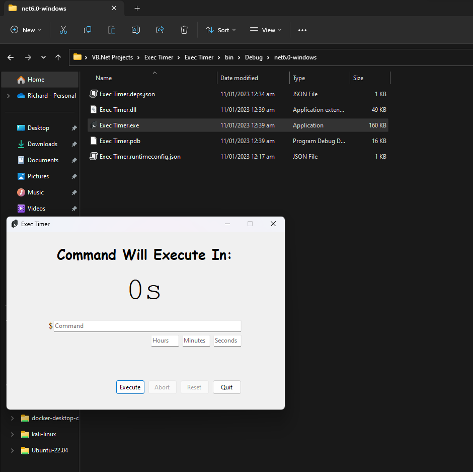 GitHub - rly0nheart/Exec-Timer: Execute a command in a specified amount of time