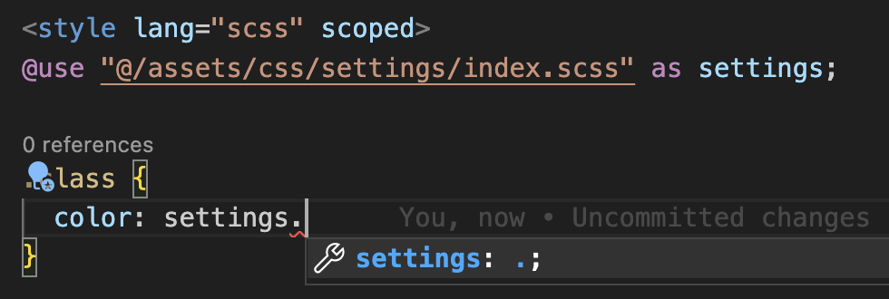 Sass Variables Not Accessible Via Intellisense · Issue 3263 · Vuejslanguage Tools · Github