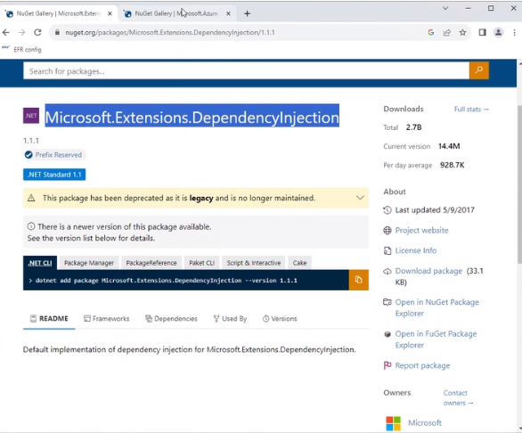 [Build Issue]CommerceRuntime Fiscal Integration depends on deprecated package. · Issue #211 ...