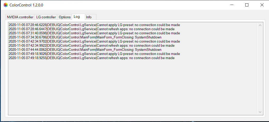 LG Controller access (48CX) · Issue #2 · Maassoft/ColorControl · GitHub