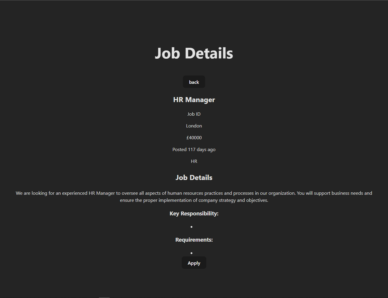 GitHub - cov393/JobHunt: You are required to create a web app that provides a search interface ...