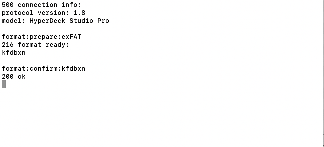 BMD Hyperdeck Format Media Function · Issue #39 · bitfocus/companion-module-bmd-hyperdeck · GitHub