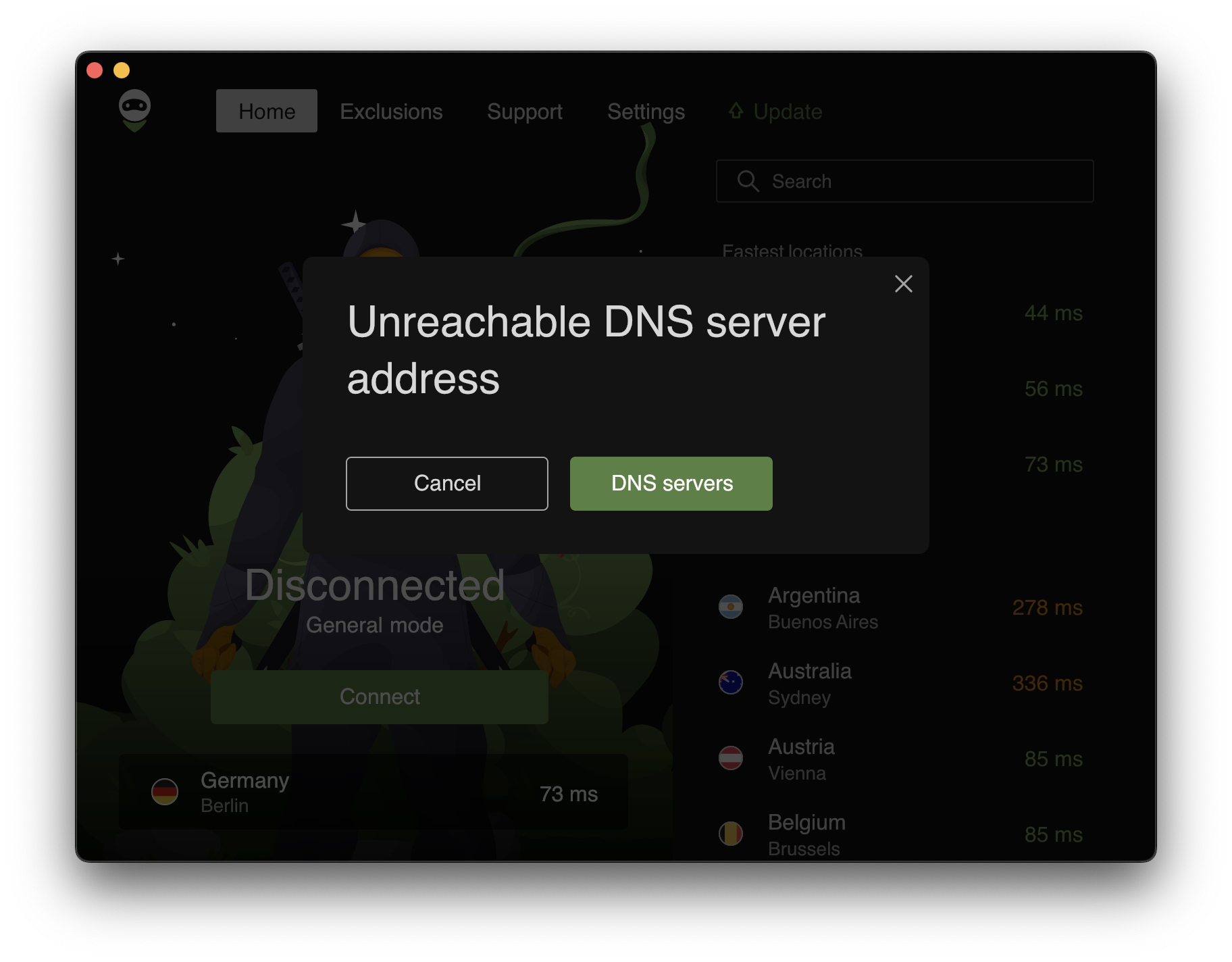 Kill Switch Fails When Connection To Dns Lost · Issue 209 · Adguardteamadguardvpnformac · Github 