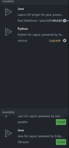Installing Plugin Sometimes Does not get removed from available plugins · Issue #1406 · lapce ...
