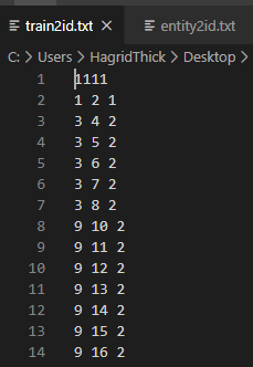 Use countries datasets have segmentation fault · Issue #243 · thunlp/OpenKE · GitHub