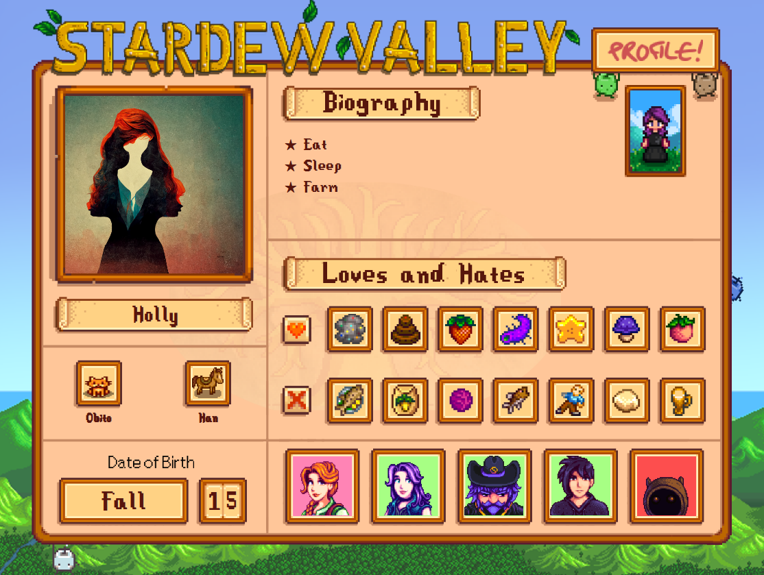 GitHub - IlexCrow/StardewProfile: A tool to create a stardew valley profile card