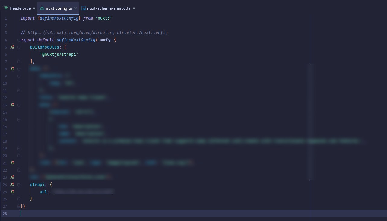 Property "$strapi" was accessed during render but is not defined on instance / 'entities' does ...