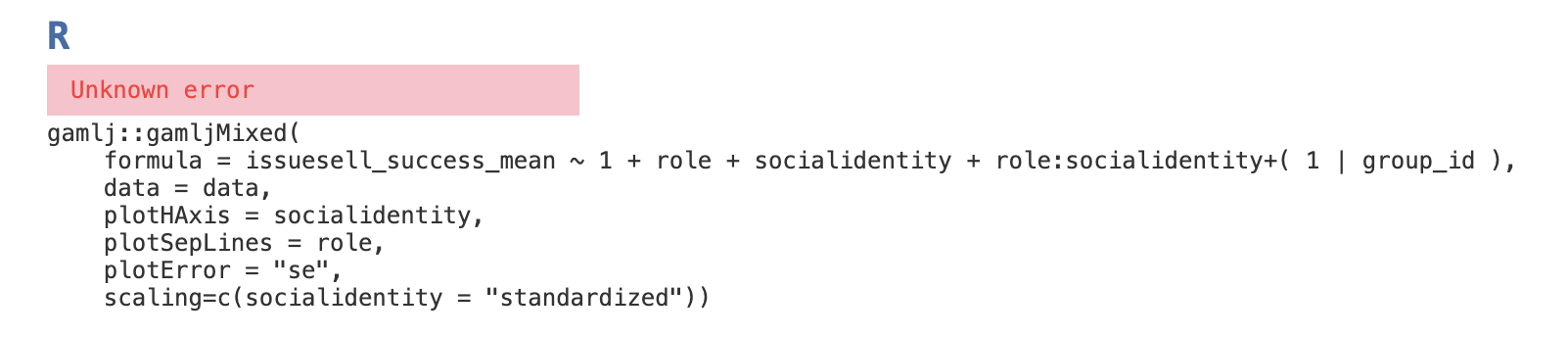 Rj editor "unknown error" · Issue #1053 · jamovi/jamovi · GitHub