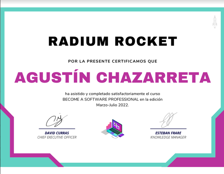 Agustin Chazarreta - Full Stack Developer | MERN & TypeScript | React, Node.js, Tailwind CSS ...