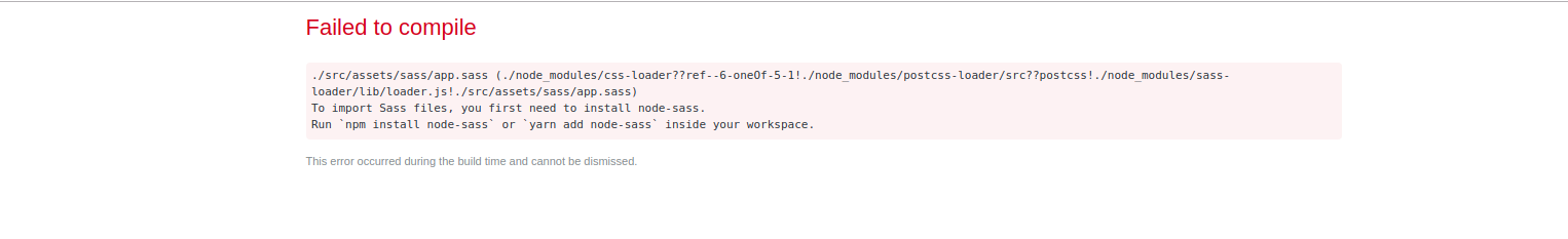 Npm Run Eject Its Missing Node Sass · Issue 5848 · Facebookcreate React App · Github