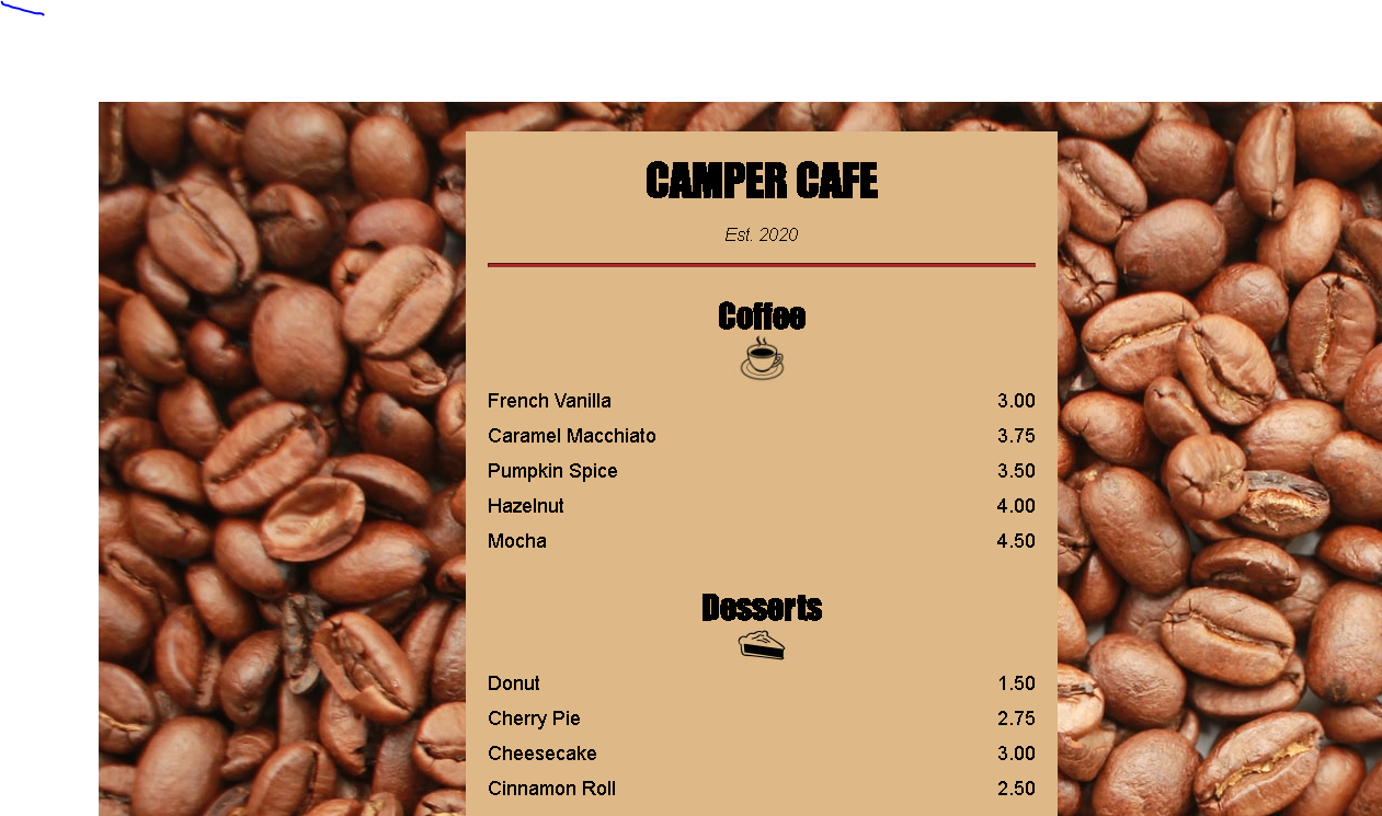 GitHub - KingGoku910/diner-cafe-menu-page: This is a cafe menu I ...