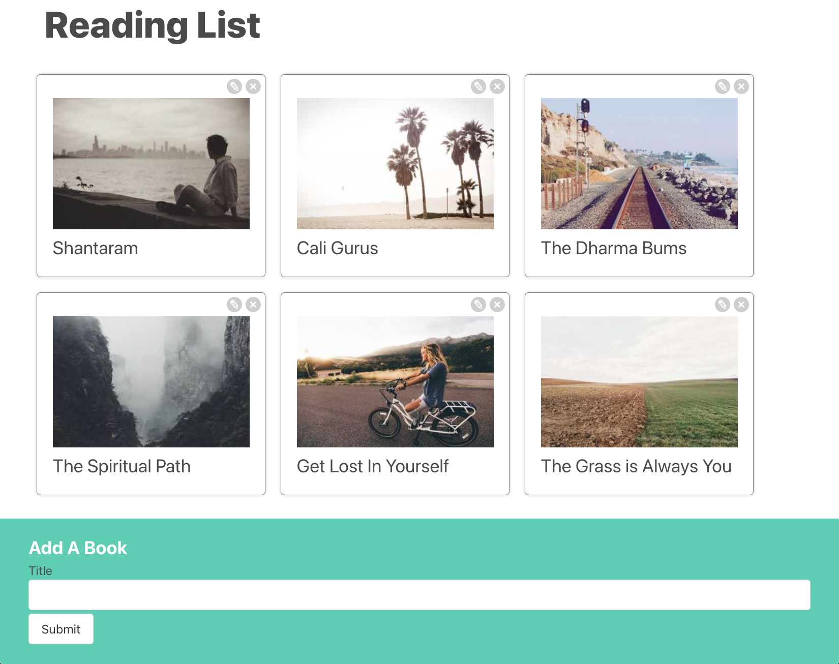 Github Yogarecodingdna Personal Reading List App A Simple Self Use