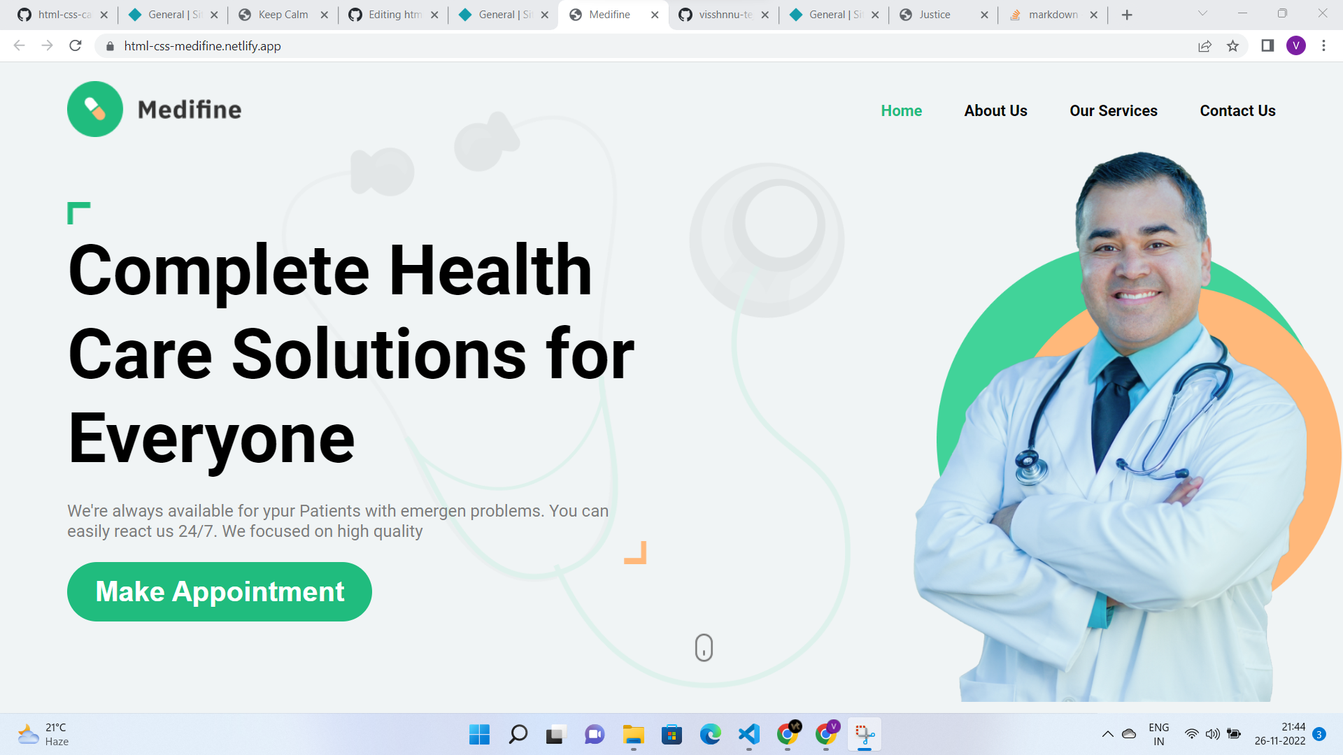 GitHub - visshnnu-tejaa-98/html-css-medifine