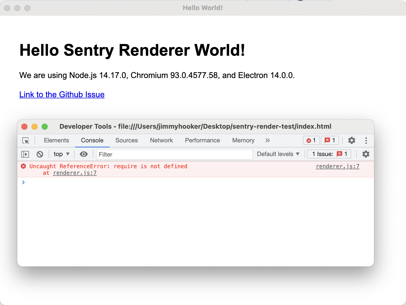 Using Sentry Electron With Contextisolation Preloadjs And Nodeintegration Off · Issue 366 7307