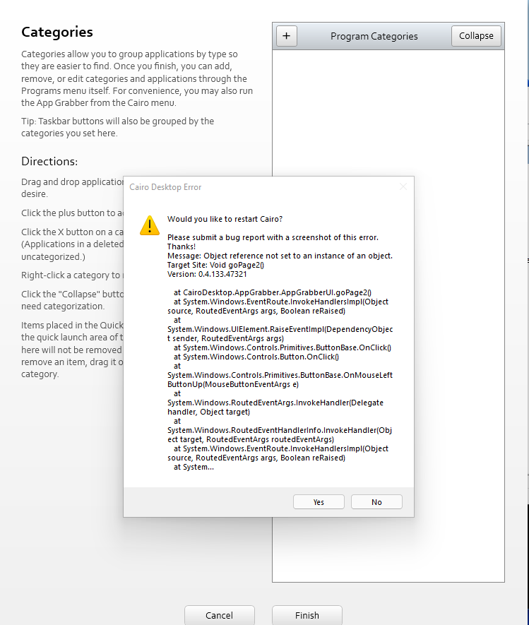Void gopage2 · Issue #614 · cairoshell/cairoshell · GitHub