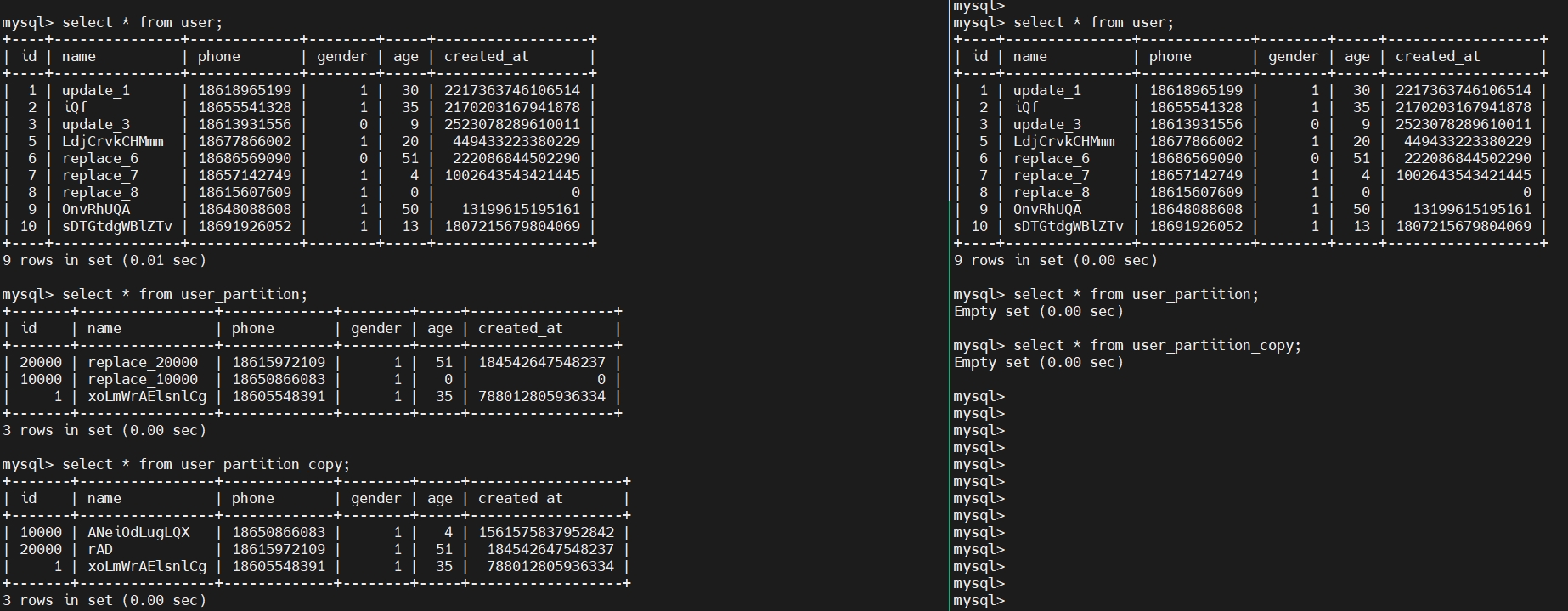 [BR] partition table created during log backup are not restored correctly · Issue #12916 · tikv ...