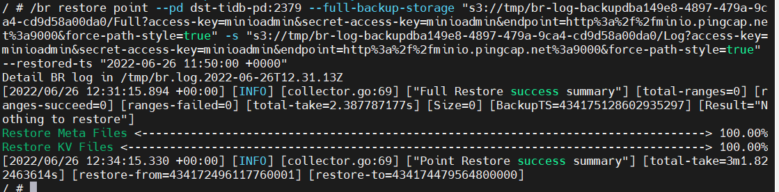 BR log backup data lost if tikv restart followed by tikv network partition · Issue #12918 · tikv ...