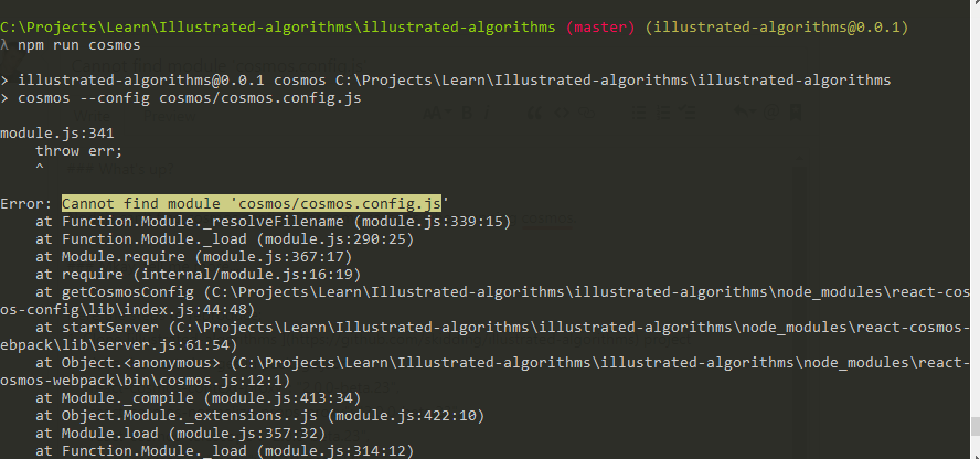 Cannot Find Module Nfig Js · Issue 435 · React Cosmos React Cosmos · Github