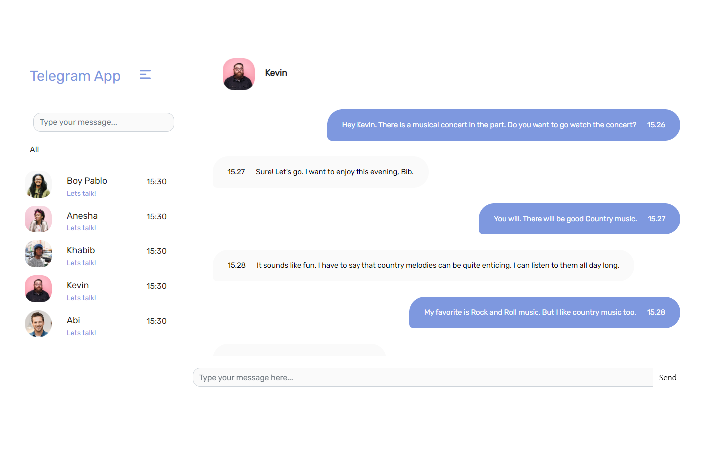 GitHub - kevinfaridap/telegram-app-frontend